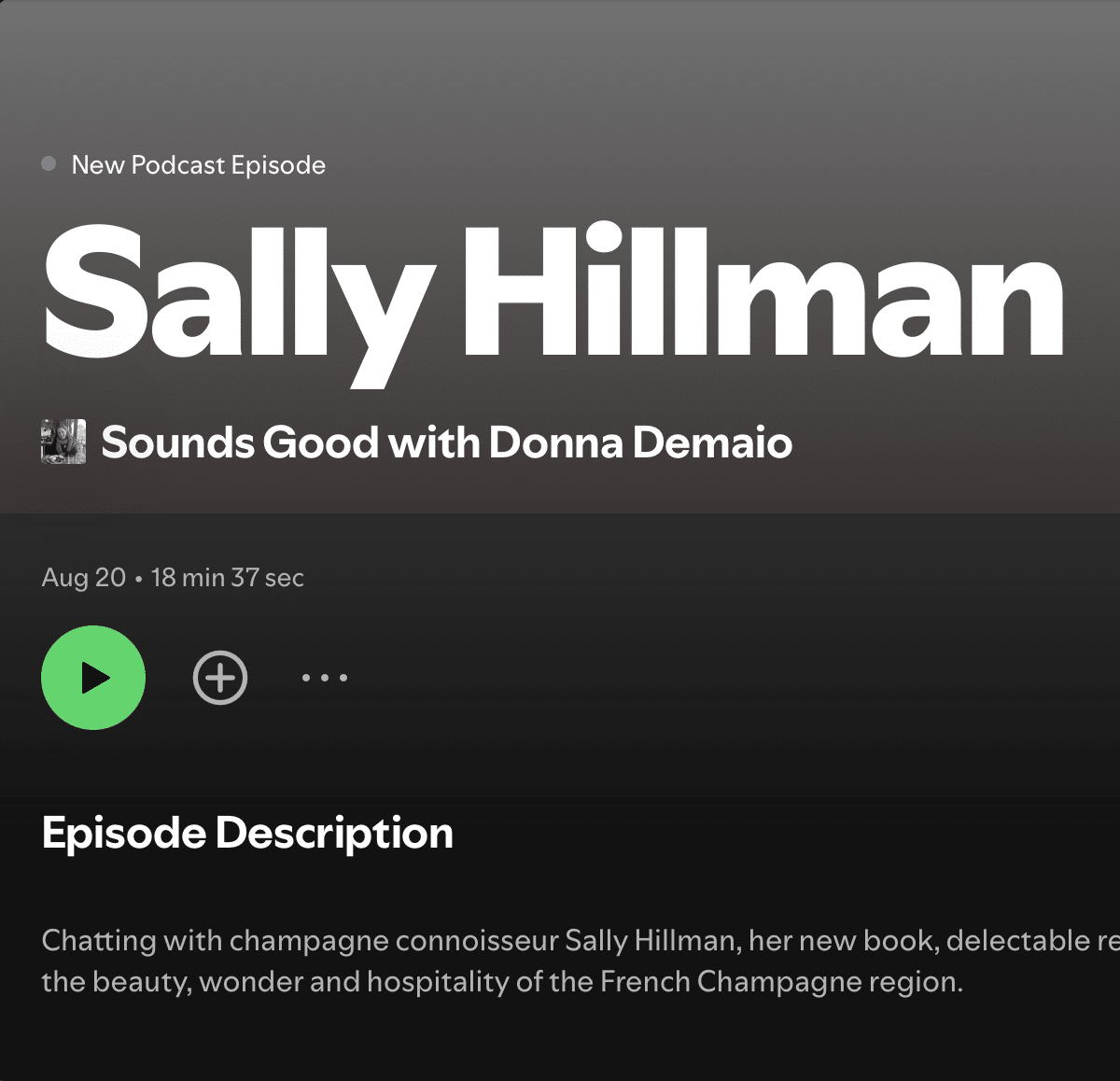 A Sparkling Conversation on the "Sounds Good with Donna Demaio" Podcast ...